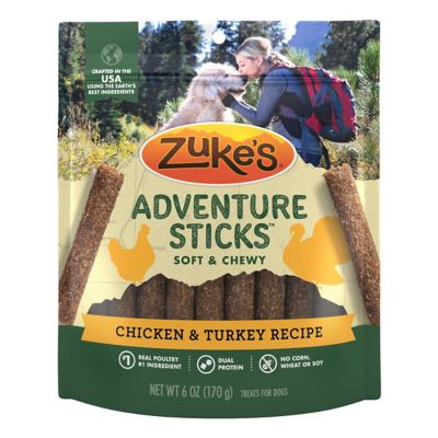 Purina Zukes Adventure Sticks Beef and Bison Dog Treats, Natural Dog ...
