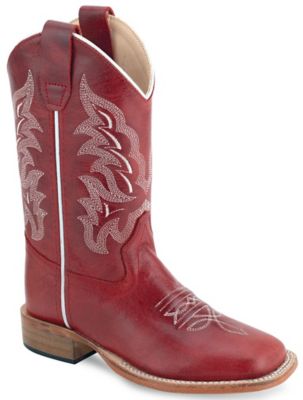 Old West Kids Western & Cowboy Boots, 13,Red Shaft at Tractor Supply Co