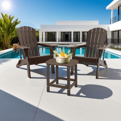 Upland HDPE Adirondack Side Tables,Weather-Resistant & Easy Assembly ...
