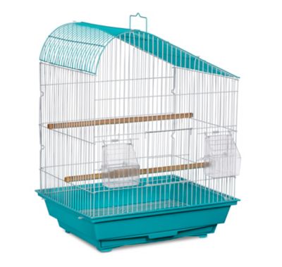 Prevue Pet Products Palm Beach Waterfall Roof Orange & White Bird Cage ...