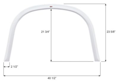Icon Fender Skirt, Single, Forest River, FS7321, White at Tractor Supply Co