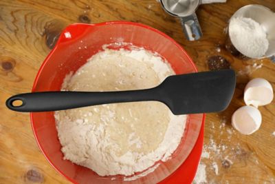RSVP International Ela Style Spatula, Silicone Coated Steel