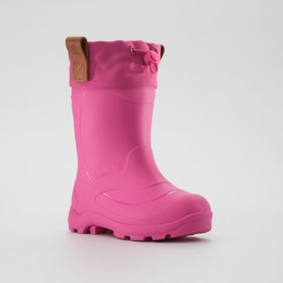 Kamik Tundra Jr Child -25 deg. F Insulated Rubber Boots, 9,Magenta at ...