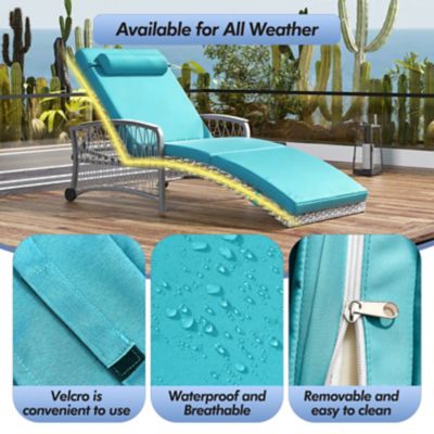 Upland HDPE Pool Lounge Chairs 2 pk., Armrests, Ergonomic with Adj ...