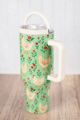 American Farm Company Chicken 40 oz. Water Tank Tumbler, White ...