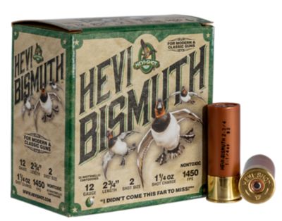 HEVI-Shot 12-Gauge HEVI-Bismuth Non-Toxic 2-Shot Shotgun Shells, 2.75 ...