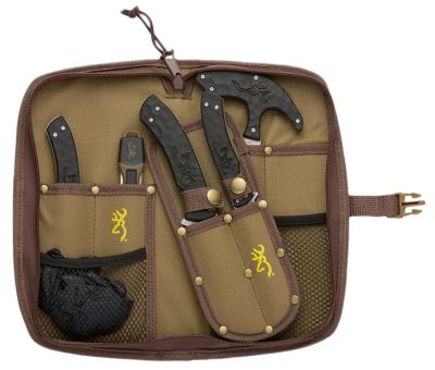 Browning 6 pc. Primal Combo Knife Set with Large Gloves and Case ...