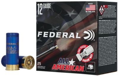 Federal 12-Gauge All-American 8-Shot Shotgun Shells, 2.75 in., 1-1/8 oz ...