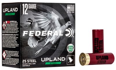 Federal 12-Gauge Upland Steel Field and Range 6-Shot Shotgun Shells, 2. ...