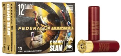 Federal 12-Gauge Premium Grand Slam 4-Shot Shotgun Shells, 3.5 in., 2 ...