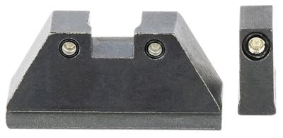AmeriGlo Optic Compatible Sight Set for Glock, XL Tall, Green Tritium ...