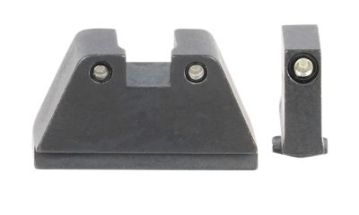 AmeriGlo Optic Compatible Sight Set for Glock, 2XL Tall, Green Tritium ...