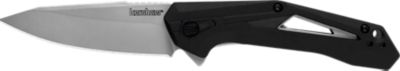 Kershaw 3 in. Fringe Drop Point Folding Knife with Clip, Plain Gray TiN ...