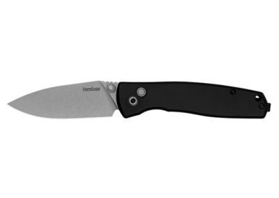 Kershaw 3.20 in. Lucid Clip Point Folding Knife, Plain Stonewashed ...