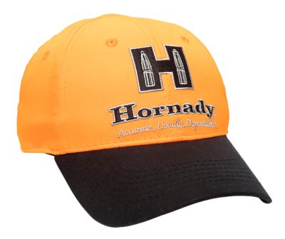 Outdoor Cap Unisex Hornady Structured Polyester Cap, OSFA, Blaze/Black ...
