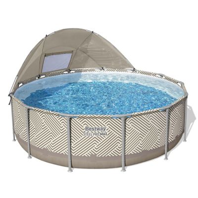 Steel Pro MAX 13 ft. x 42 in. Canopy Round Pool Set at Tractor Supply Co