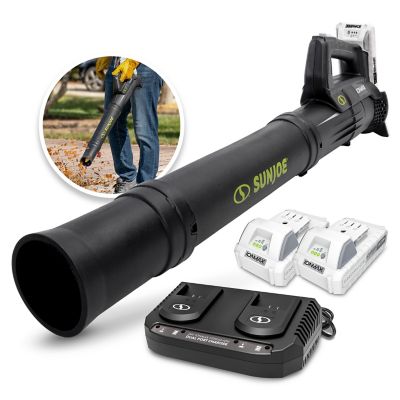 Sun Joe 24 V IONMAX Cordless Compact Turbine Jet Blower 100-MPH 280-CFM ...