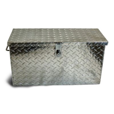 Hornet Outdoors Can Am Defender Aluminum Diamond Plate MEDIUM Tool Box ...