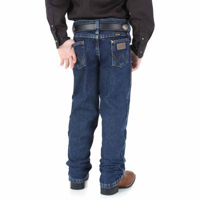 Wrangler Toddler Boys' Original Fit High-Rise Cowboy Cut Jeans, 6 Slim ...