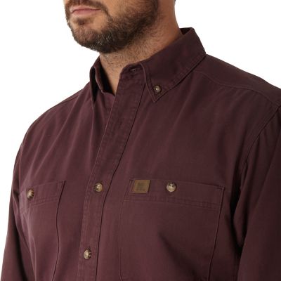 Wrangler Riggs Workwear Long Sleeve Twill Work Shirt at Tractor Supply Co.