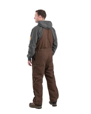 Berne Men's Washed Duck Quilt-Lined Insulated Bib Overalls at Tractor ...