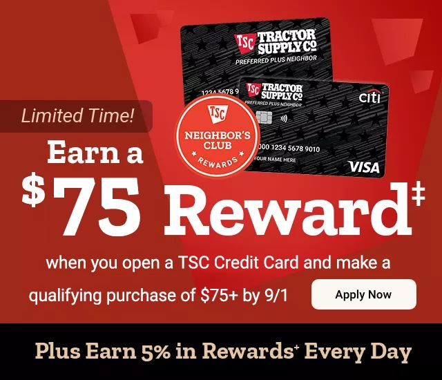 Tractor Supply Credit Card | Credit Center | Tractor Supply Co.